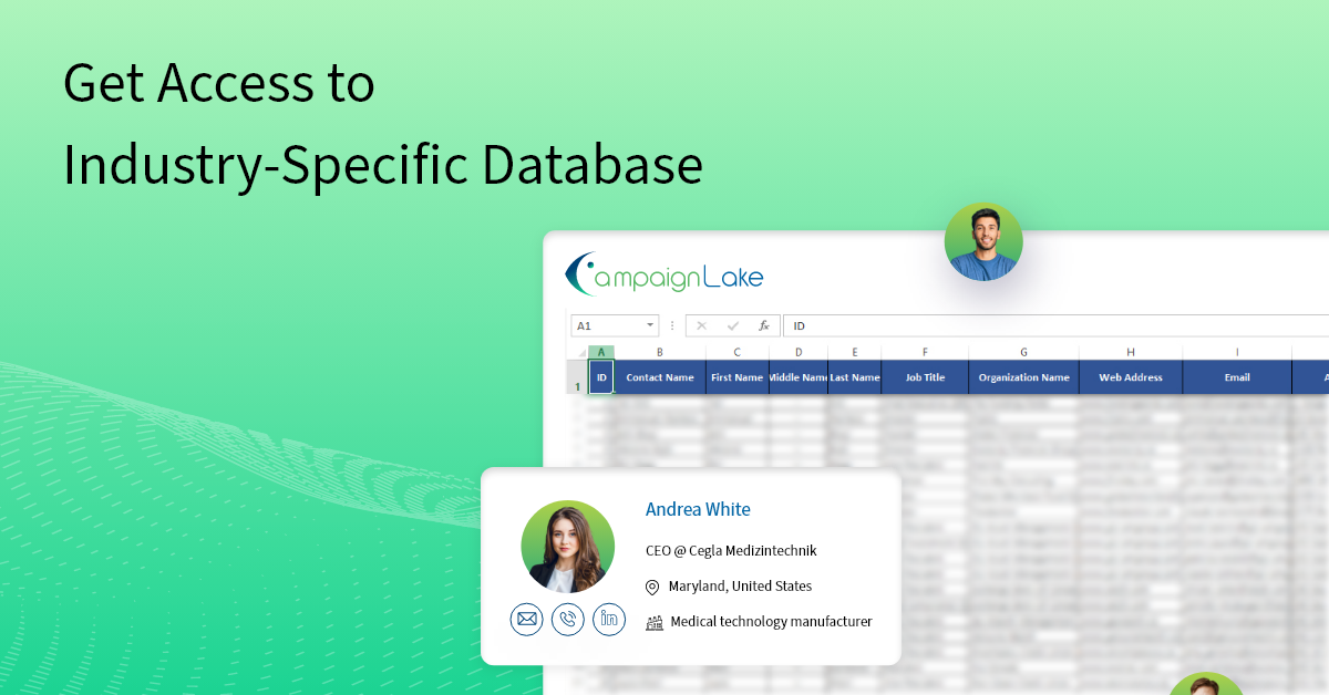 Browse B2B Data Cards | Industry-Specific Data | 100% Opt-in